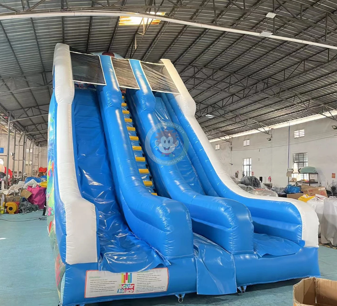 Big Inflatable Water Slide Commercial Grade Inflatable Water Slides Pvc ...