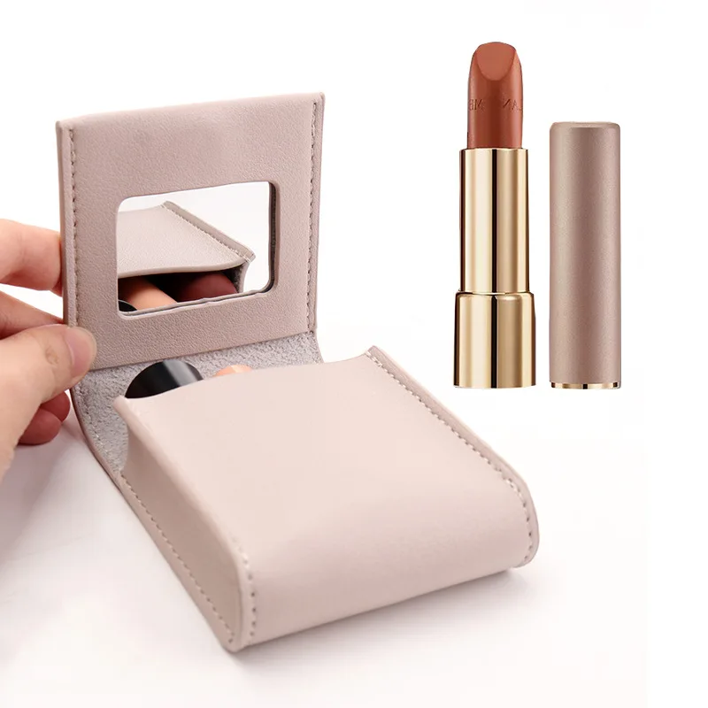 Fashion Pu Leather Lipsticks Storage Bag Portable Mini Lipstick Holder ...