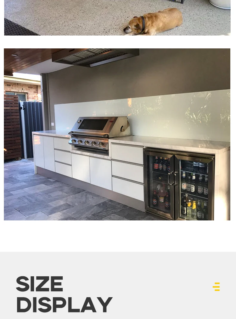 Luxury Modern Modular Prefab Built in Portable BBQ Outdoor Kitchen ...