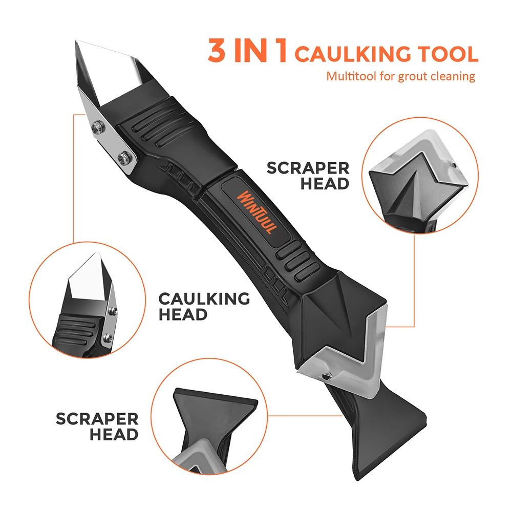 Silicone Caulking Tools 3 In 1 Sealant Finishing Tool Grout Remove ...