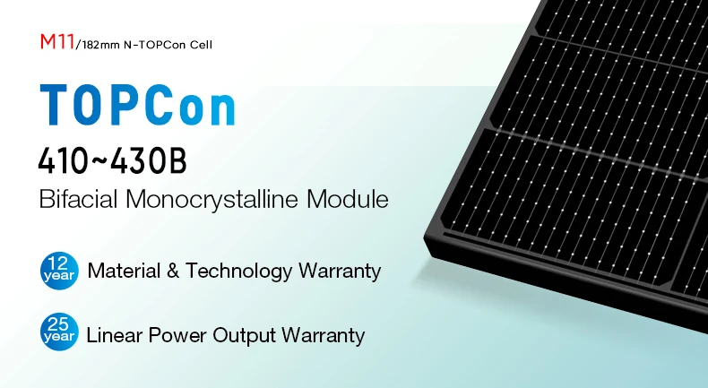Lovsun Topcon N Type Cells Panel Solar Half Cut 420w 425w 430w All ...