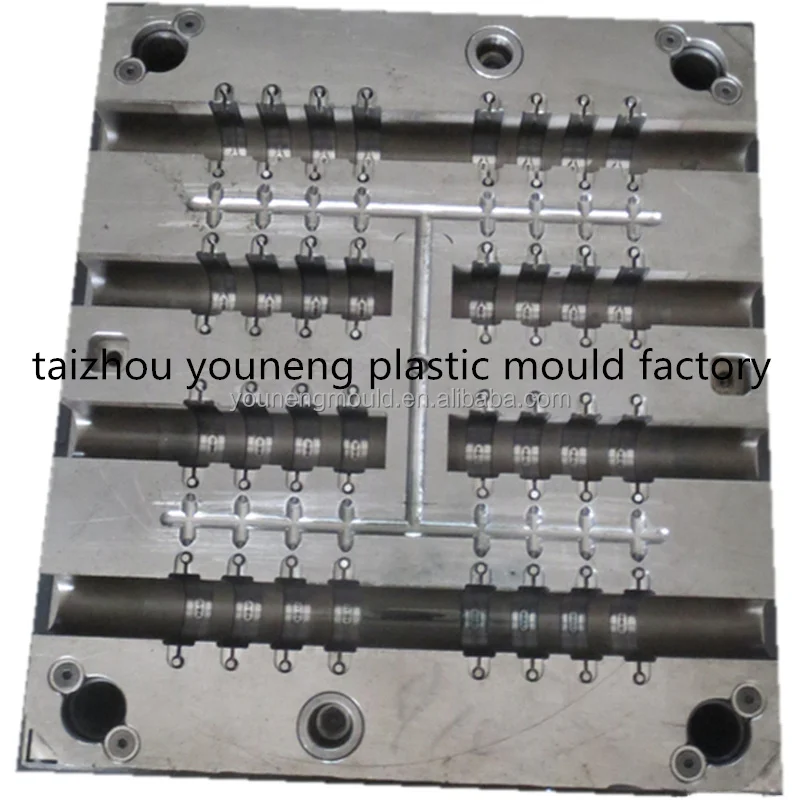Taizhou Multi Cavity Injection Mould for Plastic Cable Clips & Glands ...