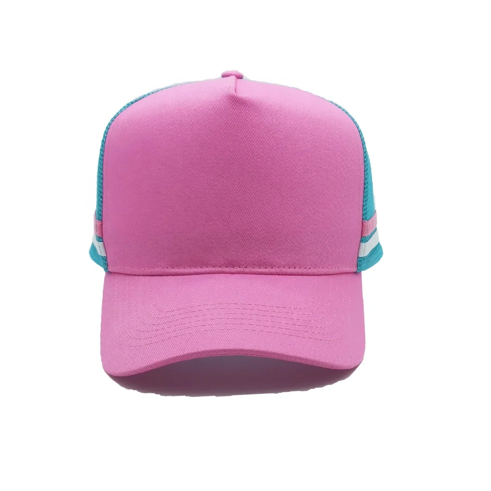 High Pony Tail Caps Hats With Custom 3d Embroidery Logo 5 Panels High ...