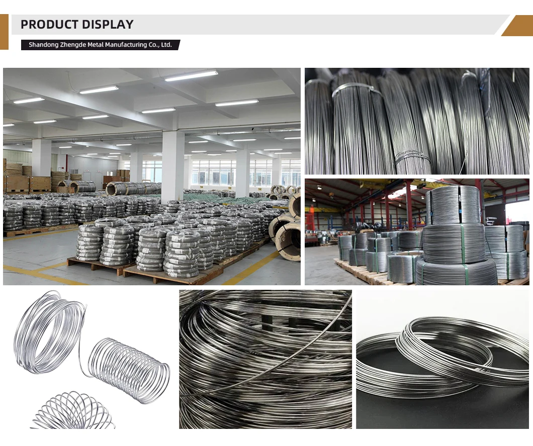 Spring Steel Wire Astm 82b Sae1020 1050 1060 High Carbon Black ...