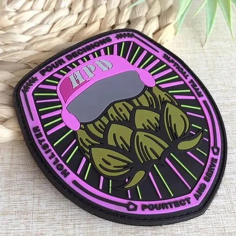 Custom Embossed 3d Soft Garment Pvc Patch - Buy Custom Embossed 3d Soft ...