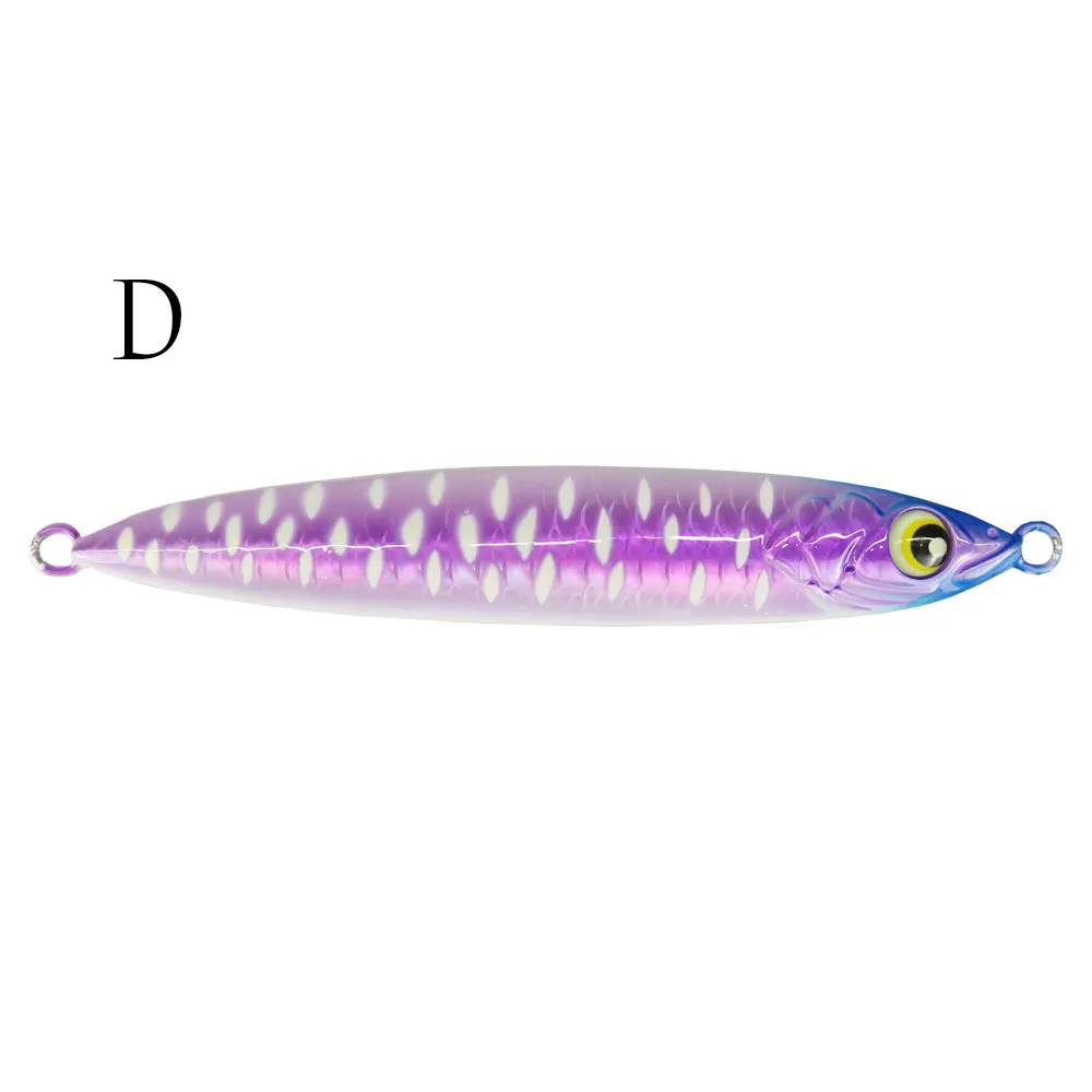 3d Scales Uv Printing Deep Sea Luminous Sinking Metal Jigs 300g Speed Jigging Fishing Bait ...