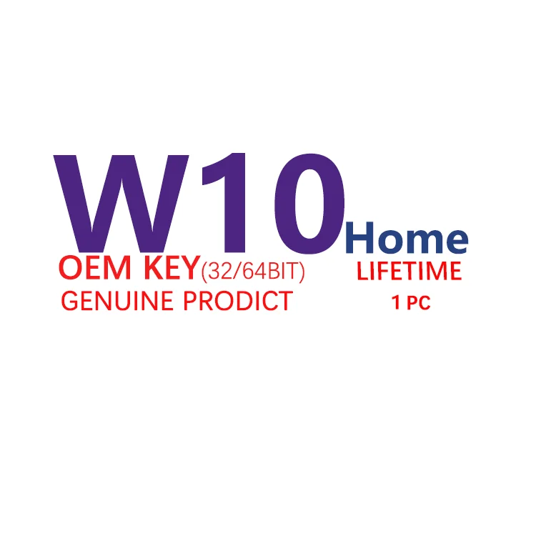Win 10 Home Oem Key 100% Online Activation Win 10 Home Key Win 10 Home ...