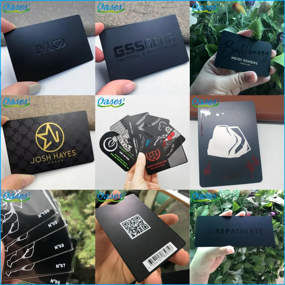 Custom Gold Metal Business Cards - High Quality 0.5mm