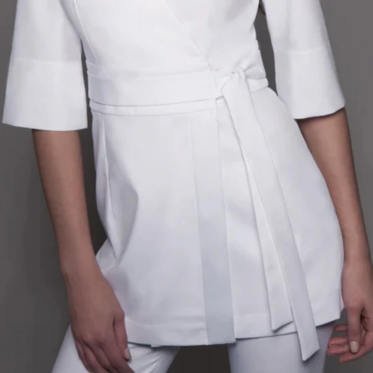 New Arrival High Quality OEM Salon Tunic Beauty Therapist Spa Health ...