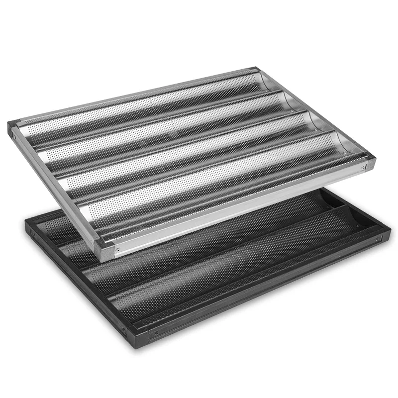 600x400mm Perforated Aluminum Baguette Baking Tray| Alibaba.com
