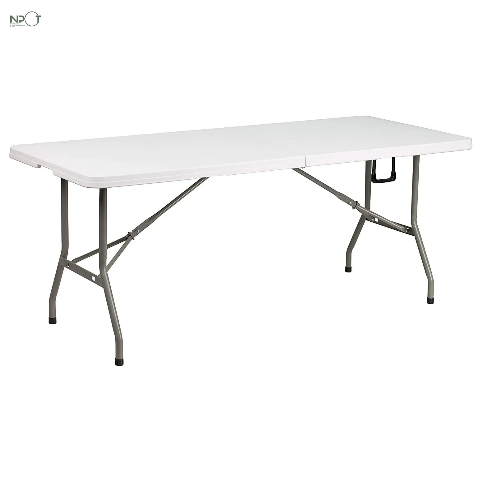 Npot Folding Table Work Table Resistant Camping Table For 8 People ...
