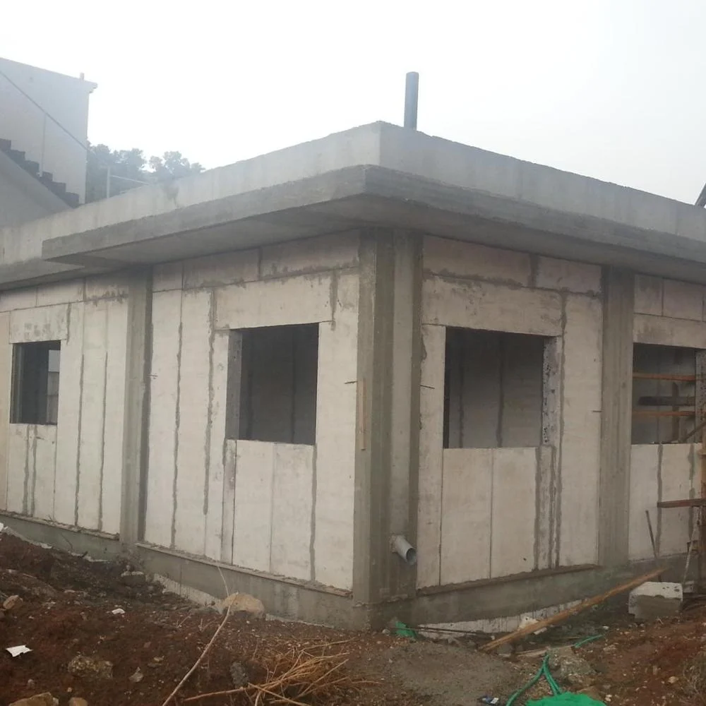 Container House Partition Wall Heat Resistant Precast Concrete Wall ...