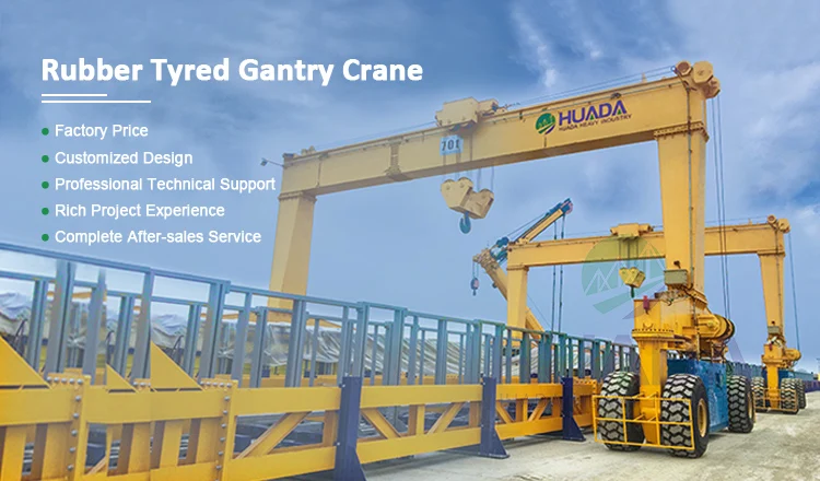 10t to 50t Rubber Tyred Gantry Cranes - Heavy Lifting Power