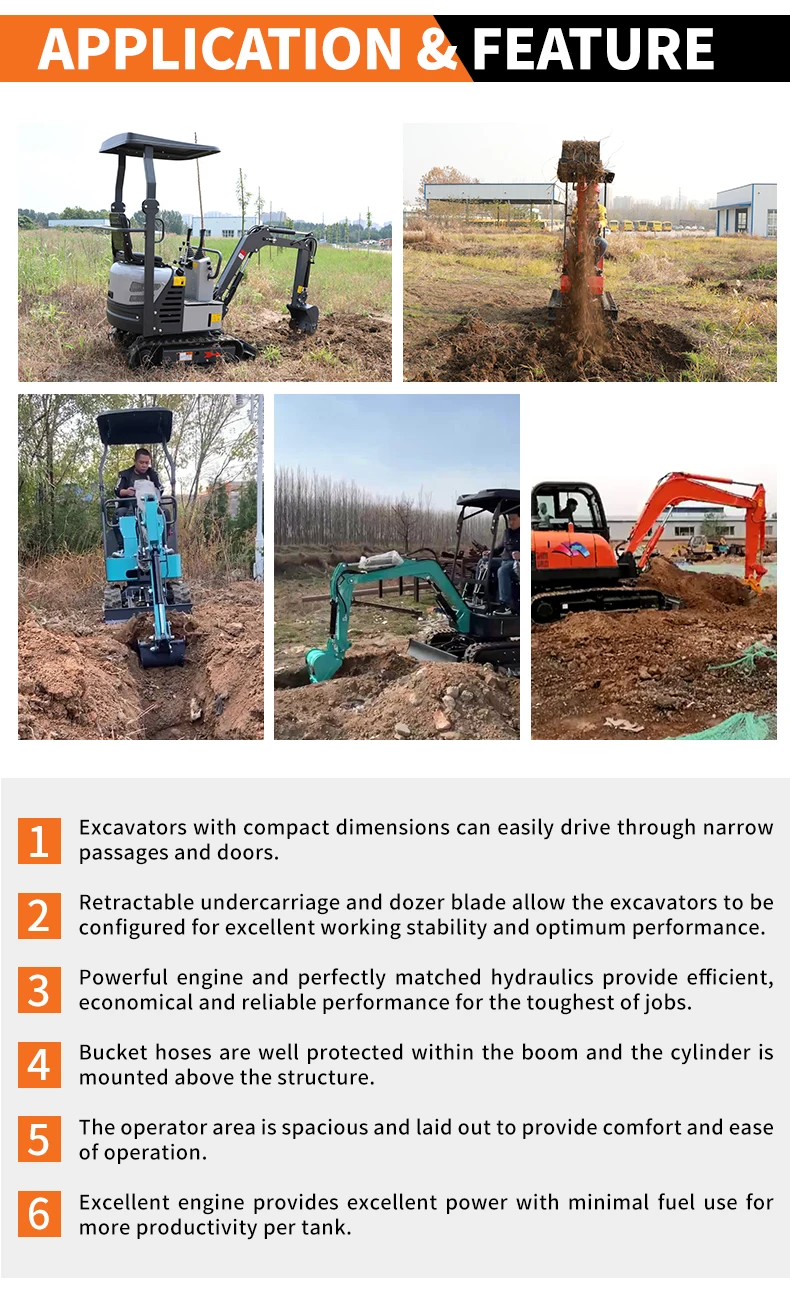 Cheap Price Free Shipping Chinese Crawler Mini Excavator Accessories ...