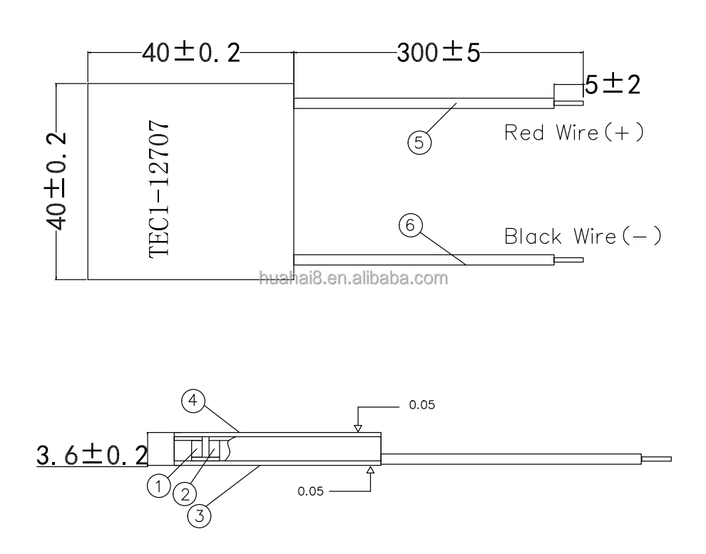 TEC1-12707 Thermoelectric Cooler Module - Efficient Cooling