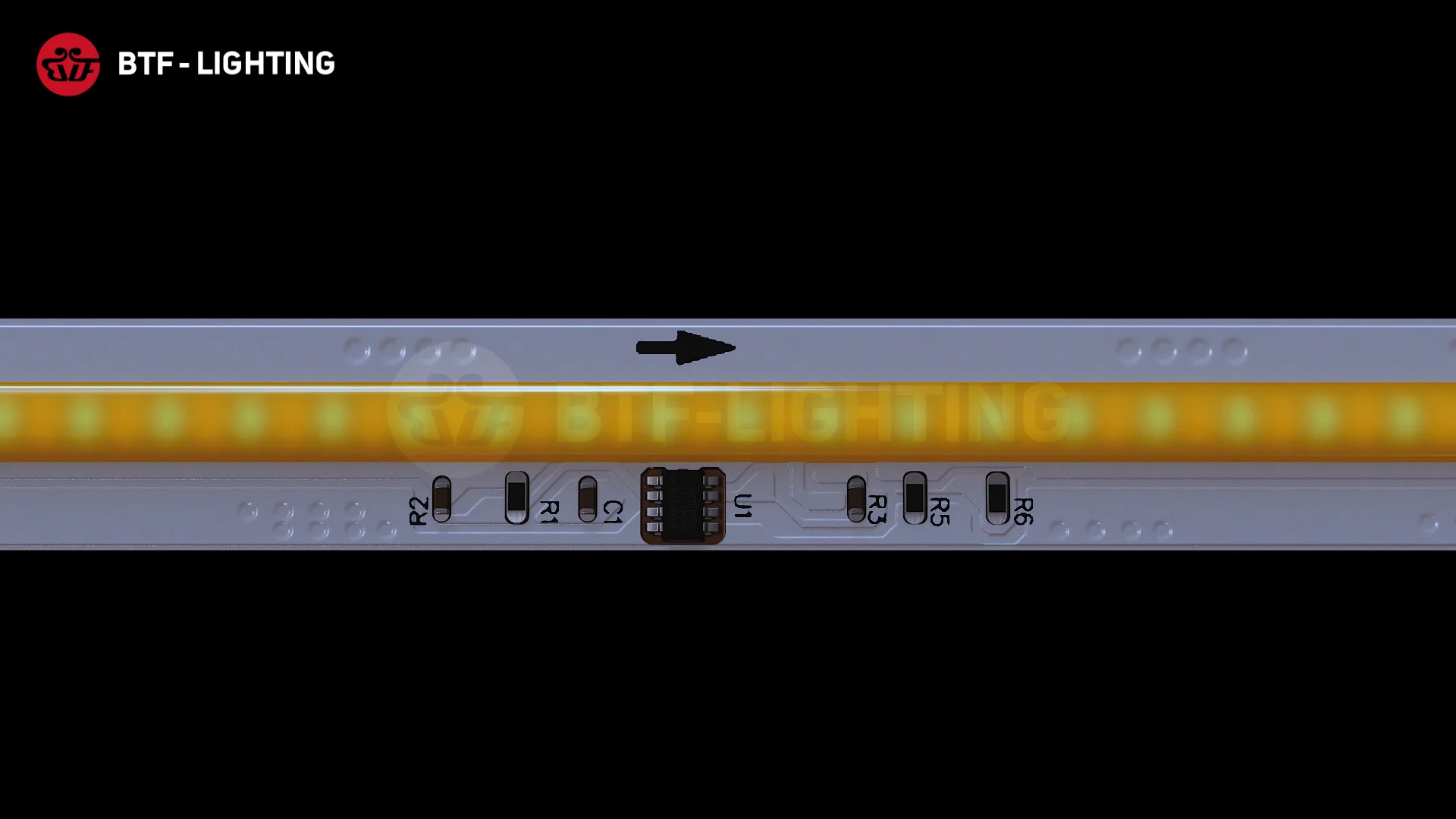 Fcob Ic Type Cct Tunable Running White Led Light Strip Ra 90 High ...
