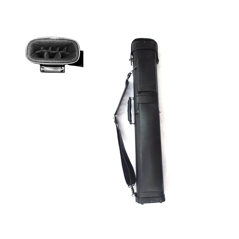 3x5 Billiard Leather Snooker/pool Hard Cue Case/cue Bag - Buy Leather ...