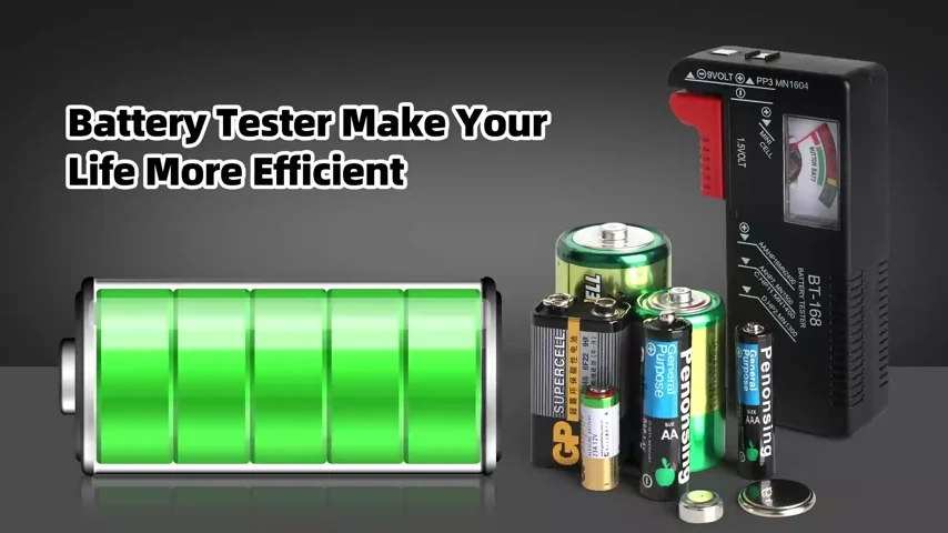 Hand-held Easy To Use Universal Battery Checker Small Battery Tester ...