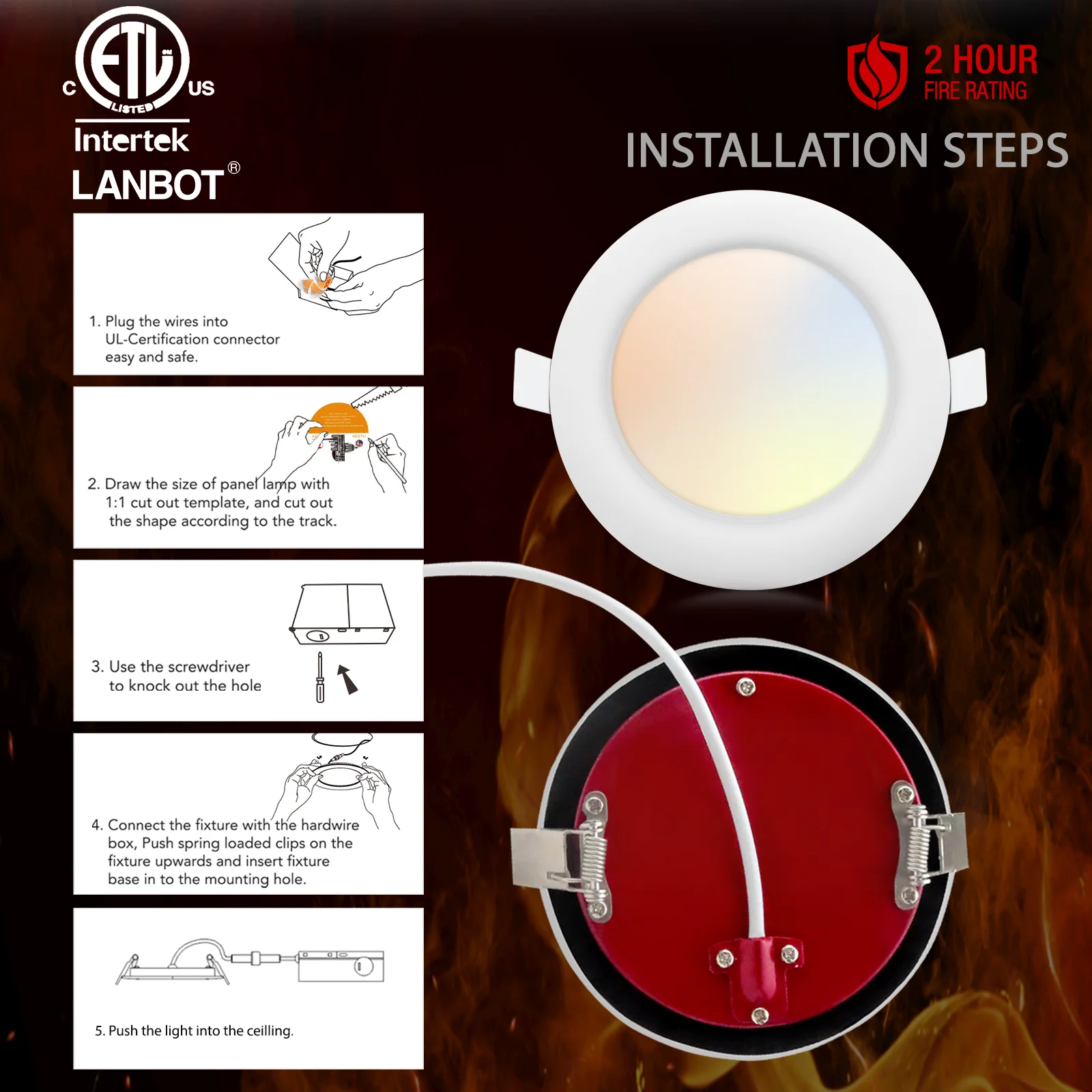 Fire Rated LED Downlights - Durable and Efficient Lighting