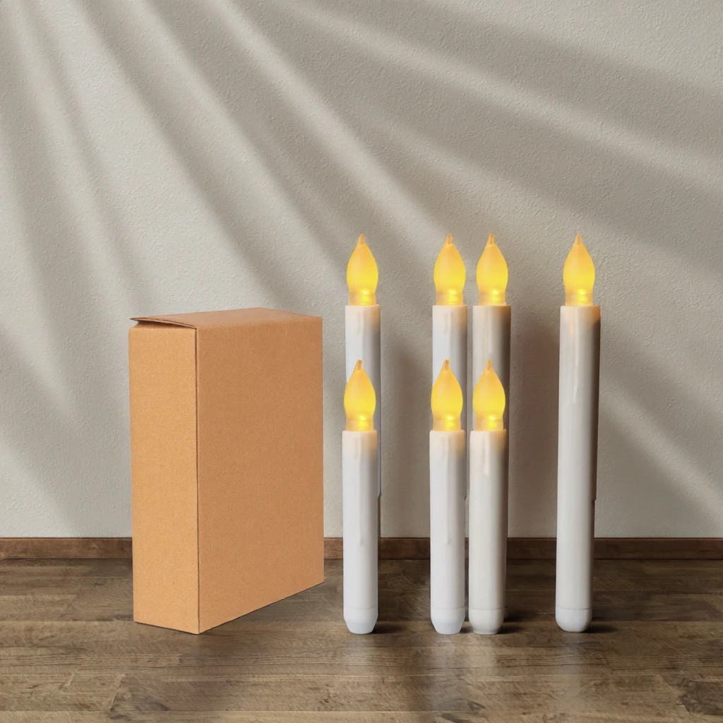 Flameless Magic Wand Remote Floating Candles Battery Operated Hanging ...