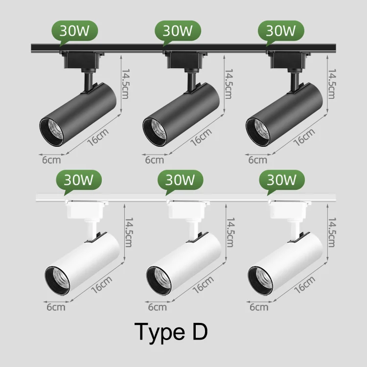 Modern Indoor Commercial Lighting with Adjustable Tracklights