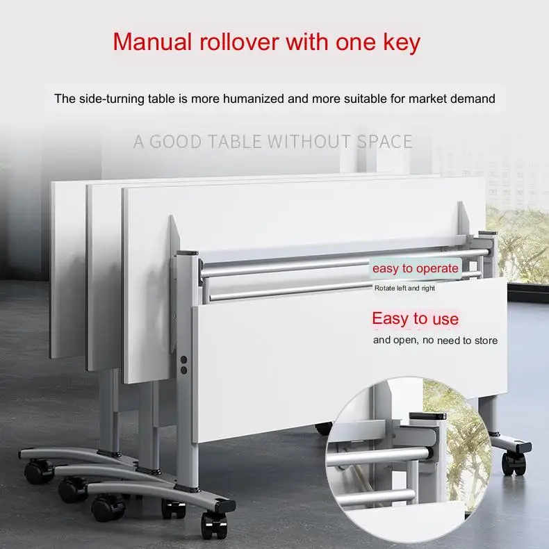 Modern Folding Portable Rectangular Office Desk Foldable School ...