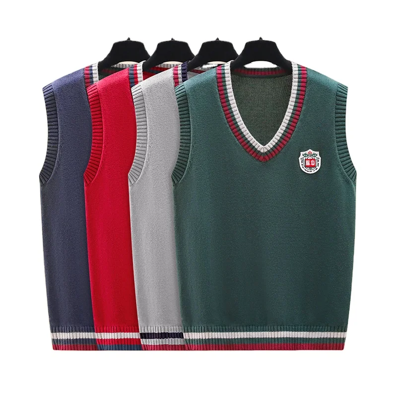 Factory Wholesale Customized School Vest Sweater Uniforms - Buy Boy And ...