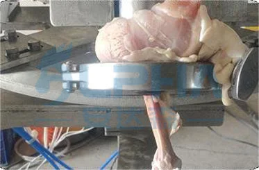 Semi-auto Pneumatic Chicken Leg Bone Removal Deboner Machine