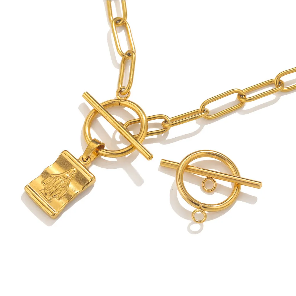 Customized 18k Gold Plated OT Clasps for Jewelry Making