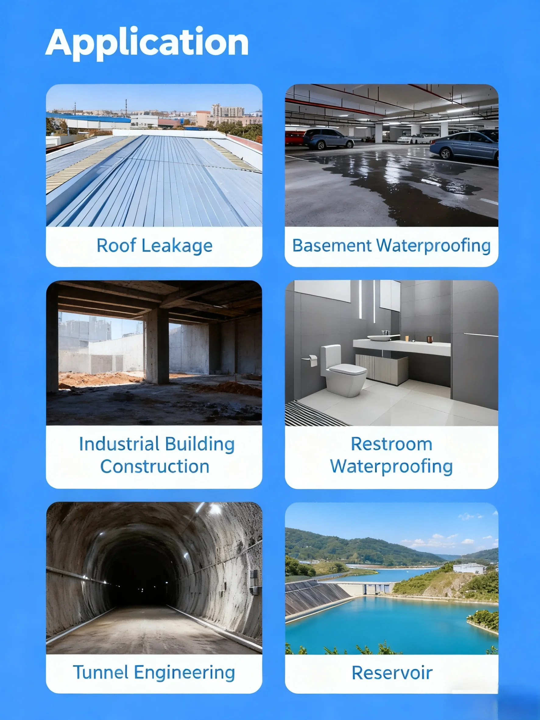 1.5mm TPO White Waterproof Membrane UV-Resistant Roof Water Proofing ...