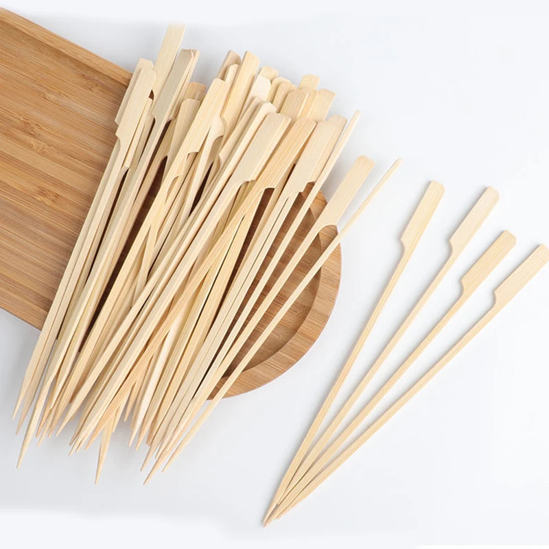 Bamboo Natural Sticks Bbq Teppo Skewer With Custom Logo Bamboo Skewer ...