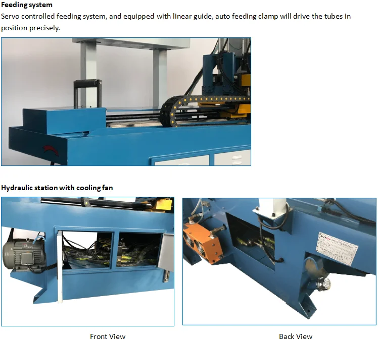 Hydraulic Cnc Pipe Cutting Saw Machine / Iron Pipe Bundle Cutting ...