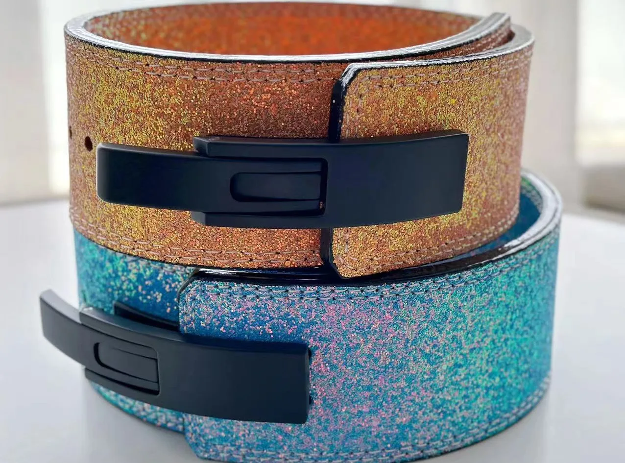 Custom Logo Squat Powerlifting Training Deadlift Sparkle 10mm Lever ...