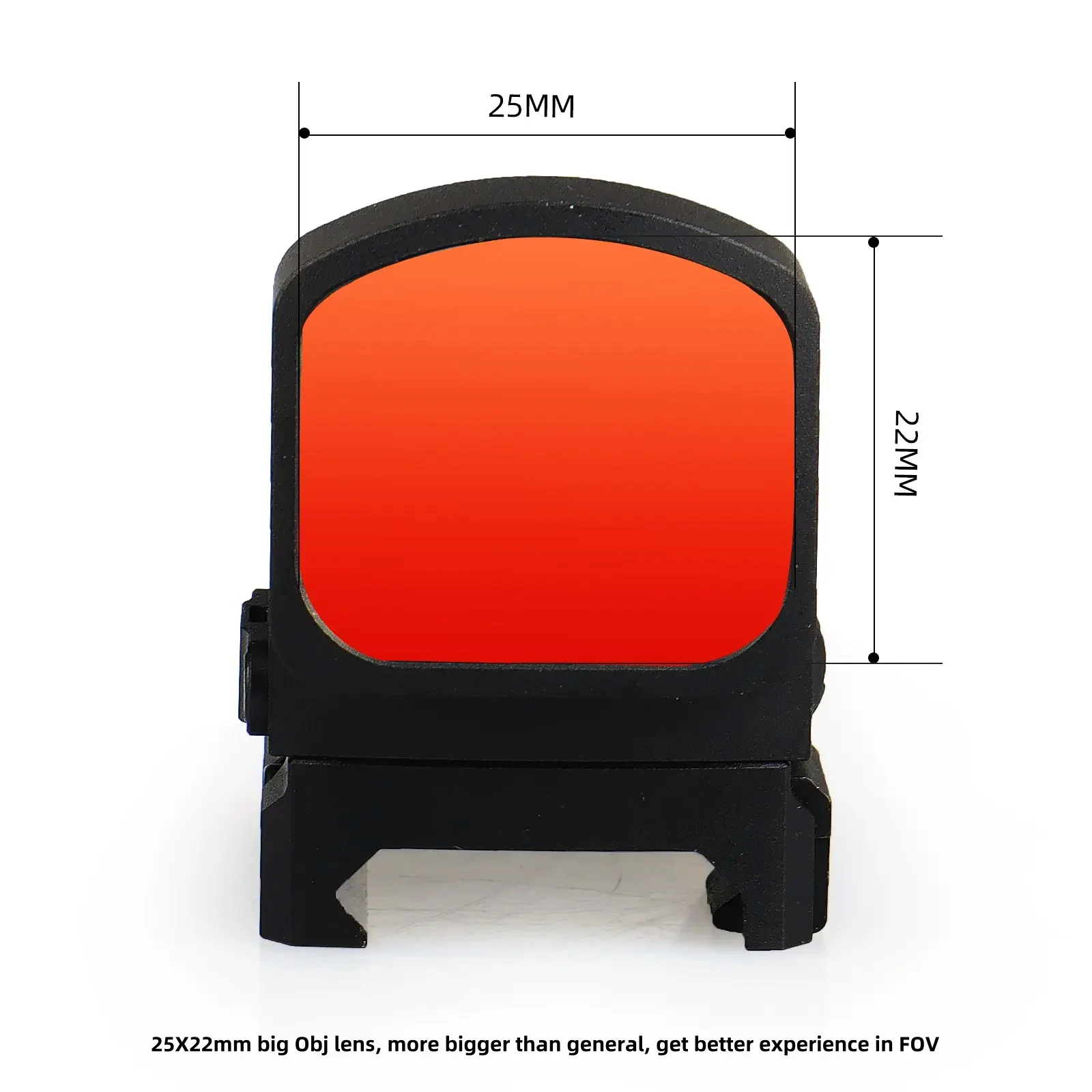Motion Sensor Red Dot Sight With Big Coated Lens Waterproof HK2-0139 ...