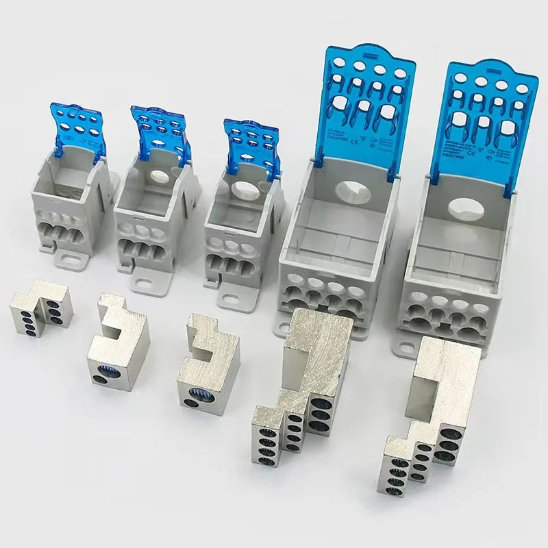 High Current Copper Terminal Block UKK 80A 125A 250A 400A 500A Din Rail ...