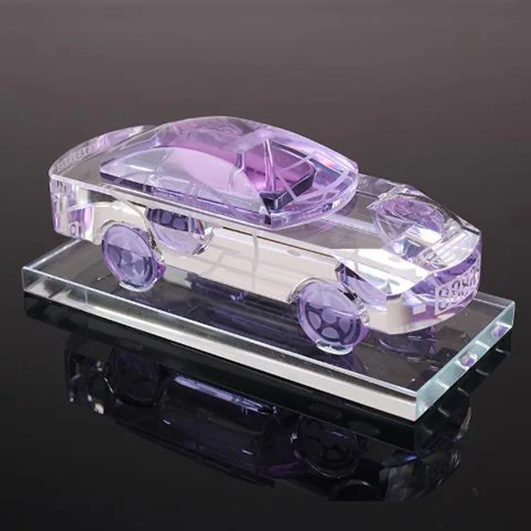 Crystal Glass Car Model Souvenir - Perfect Gift Idea