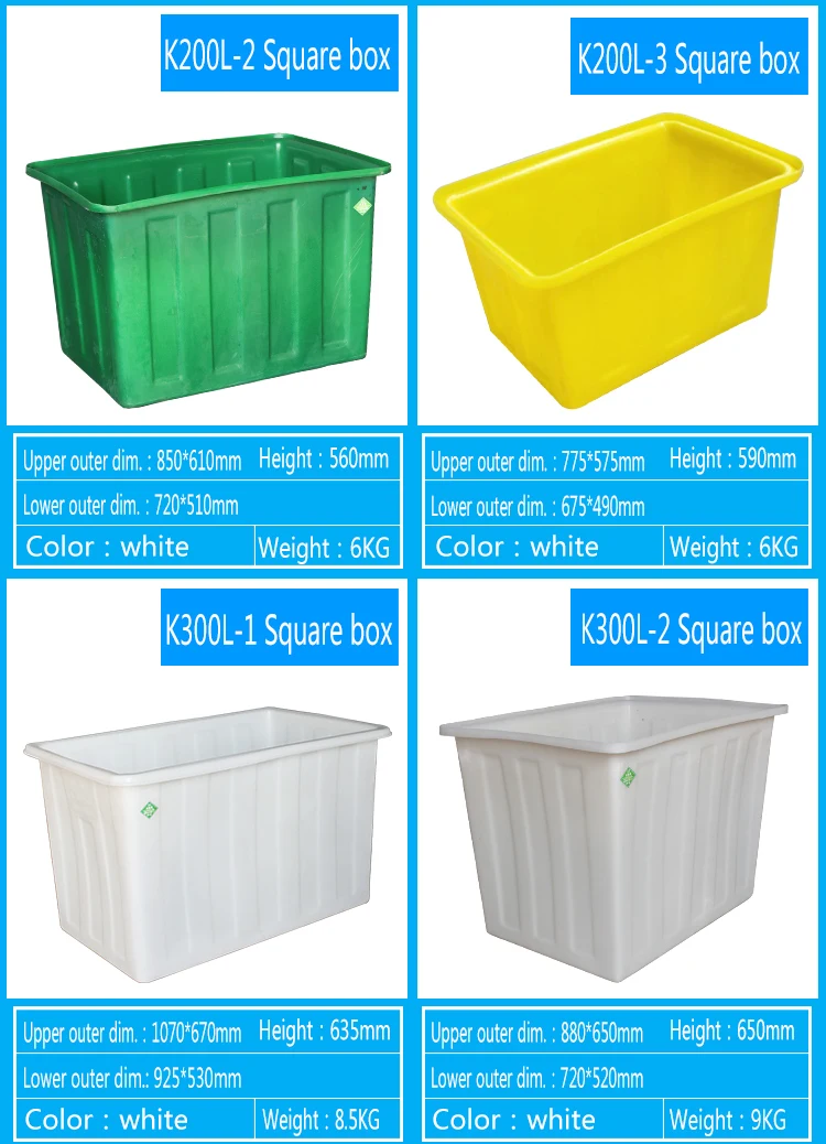 330 Gallon Large Plastic Rectangular Water Basin - Poly Pond - Buy ...