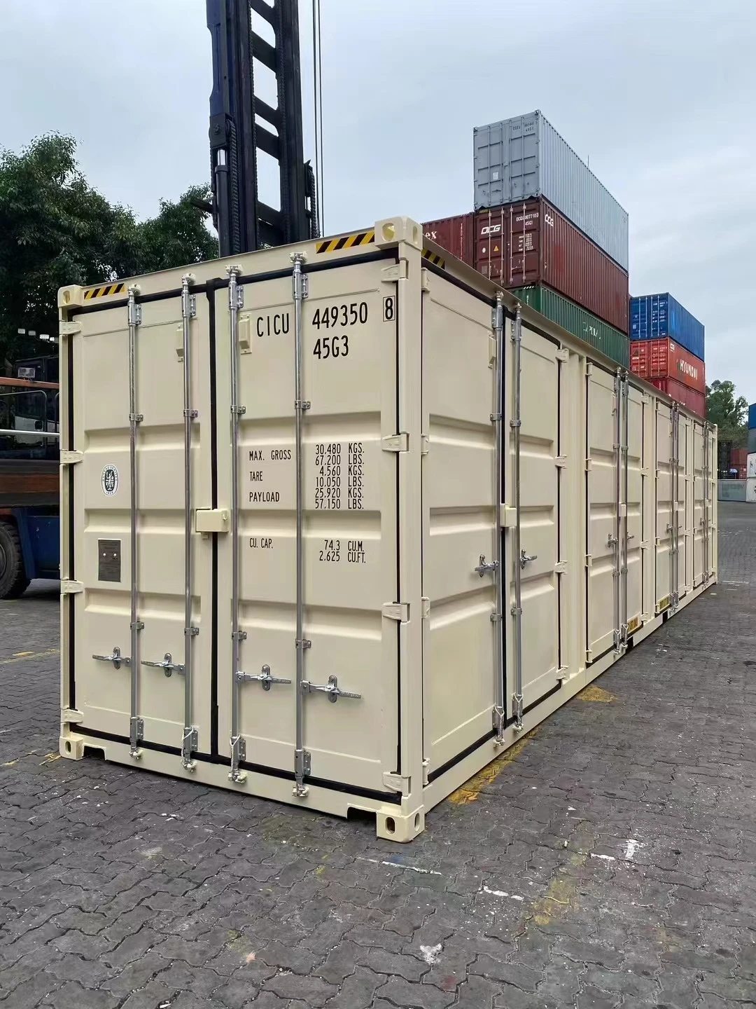 40ft Shipping Container Side Door Opening 40 Feet Length Hc High Cube ...