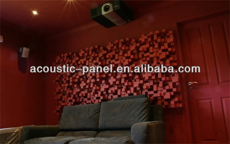 3D Diffusion Panel Auditorium Geluid Diffuser Massief Houten ...