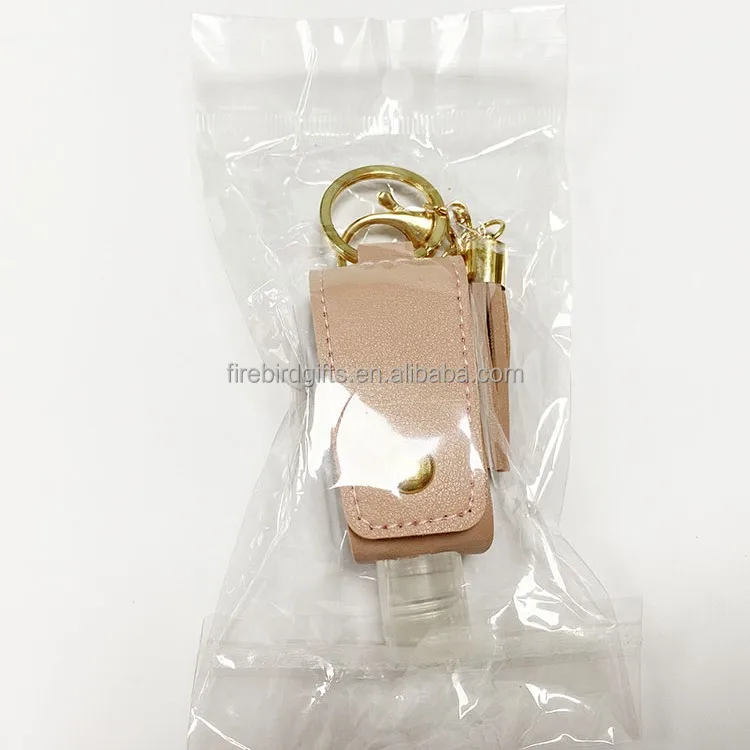 Silicone Portable Hand Sanitizer Holder - Keychain Lipstick