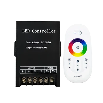Led Rgb Remote Controller 12v 24v 10a 3ch Output 720w Color Ring Rf ...
