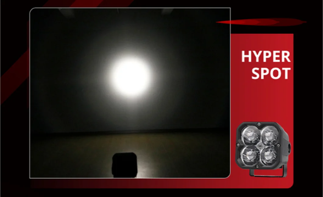 OGA 3012 Series Street Legal Pod Light - Yellow Driving Beam