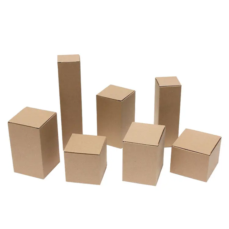 Customized Foldable Clamshell Corrugated Kraft Paper Package Boxes With ...