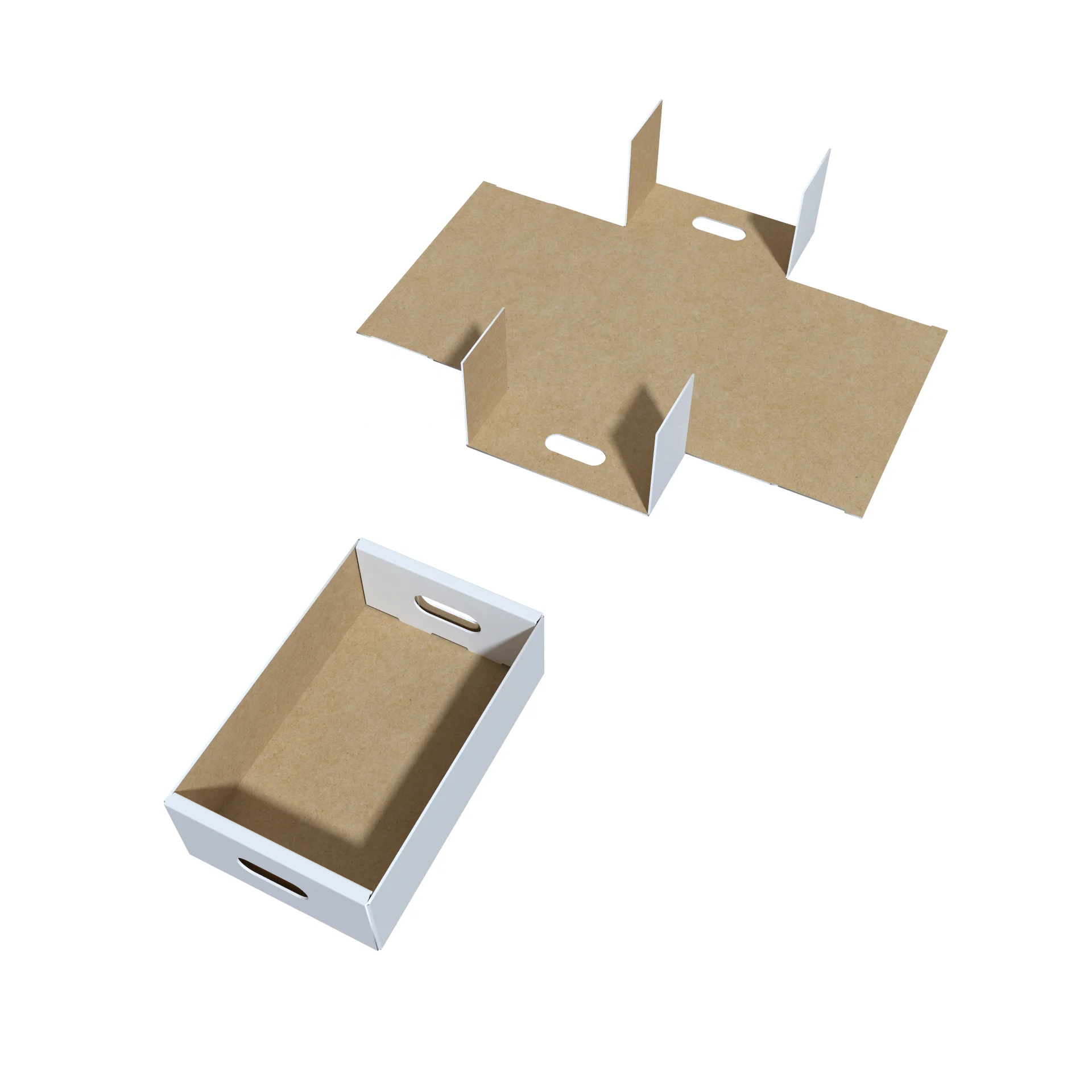 Upper and Lower Cover Gift Box with Hand Holes on Both Sides for ...