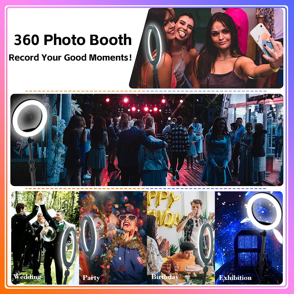 360 Selfie Booth Selfie Platform 360 Photo Booth Machine For Spin ...