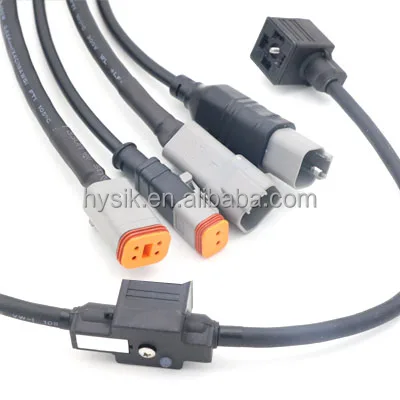 Automotive Dt04-3p 3 Pins Male Deutsch Connector Waterproof Dt Series ...