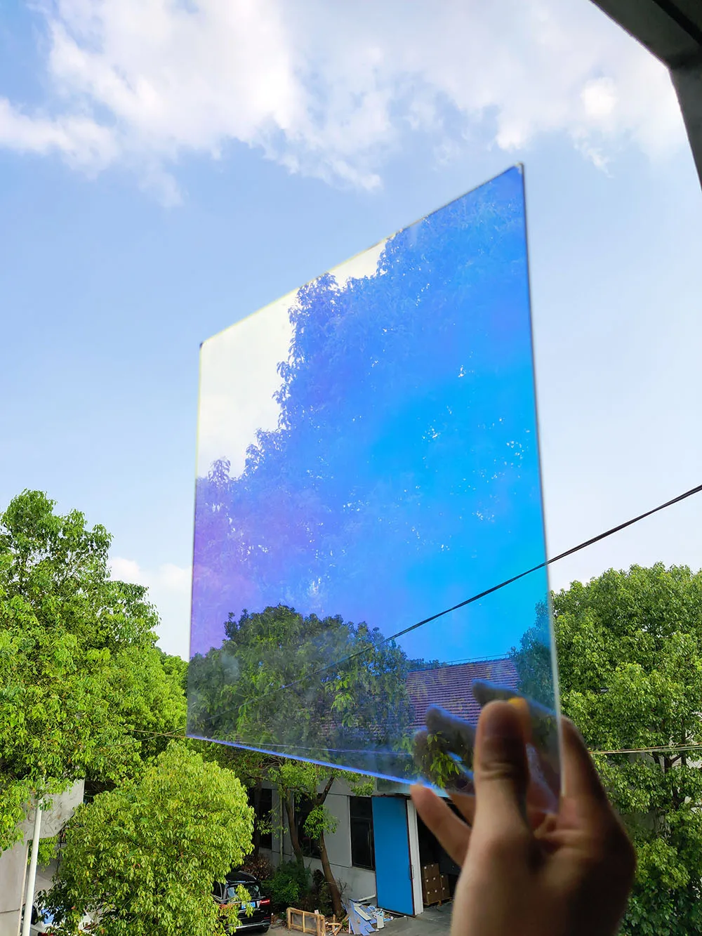 Shopping Mall Commercial Office Building Rainbow Colorful Self Adhesive ...