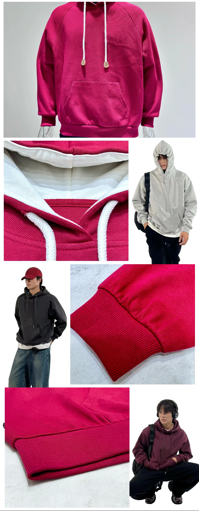 Wholesale Heavyweight Distressed Hoodies Unisex Embroidery Patch ...