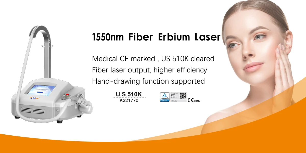 Medical Ce And Us 510k Fiber Laser 1550nm Fractional Laser Equipment ...