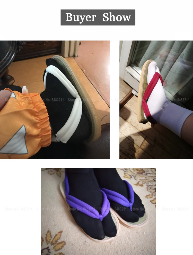 Anime Cosplay Geta Clogs Demon Slayer Kimetsu No Yaiba Shoes Kamado ...